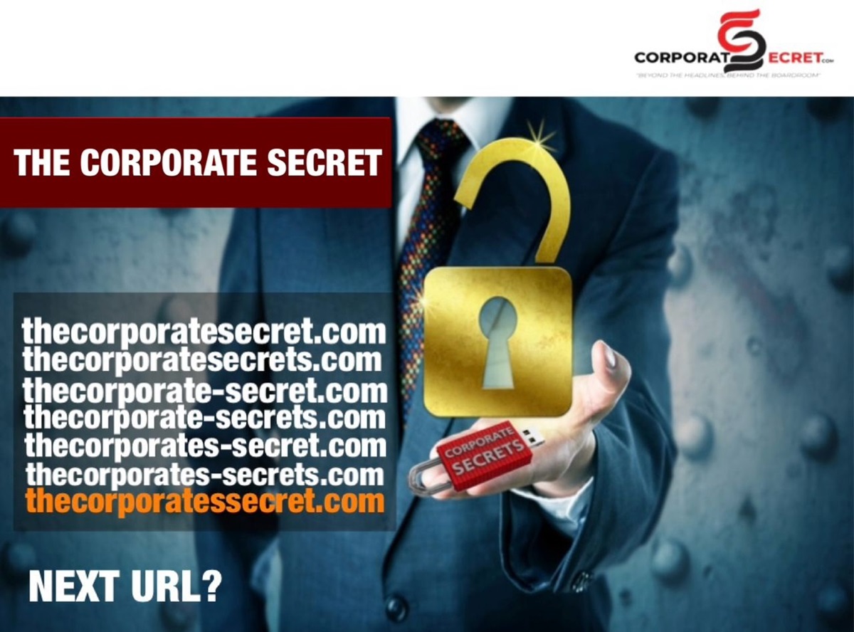 Nantikan URL baharu The Corporate Secret – The Corporate Secret
